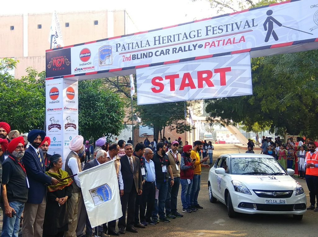 Blind Car Rally Patiala Heritage Saras Mela - Patiala News | Patiala ...