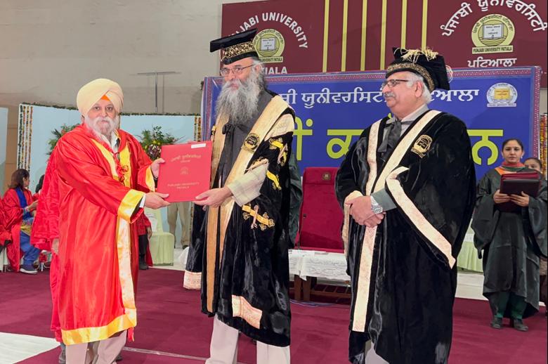 Opinder Singh Lamba conferred with PhD - Patiala News | Patiala ...
